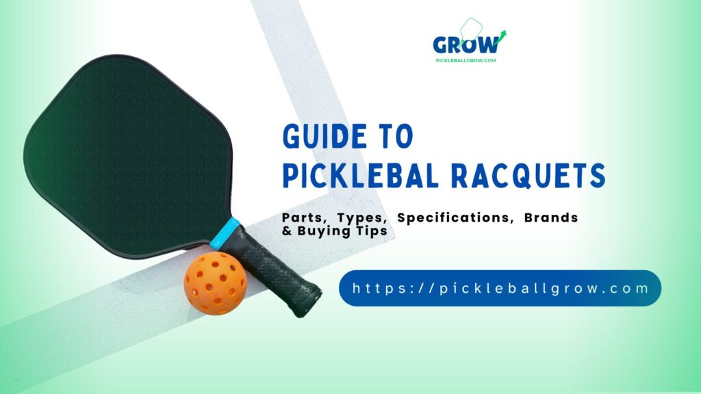 Guide to Pickleball Racquets: Parts, Types, Specifications, Brands ...